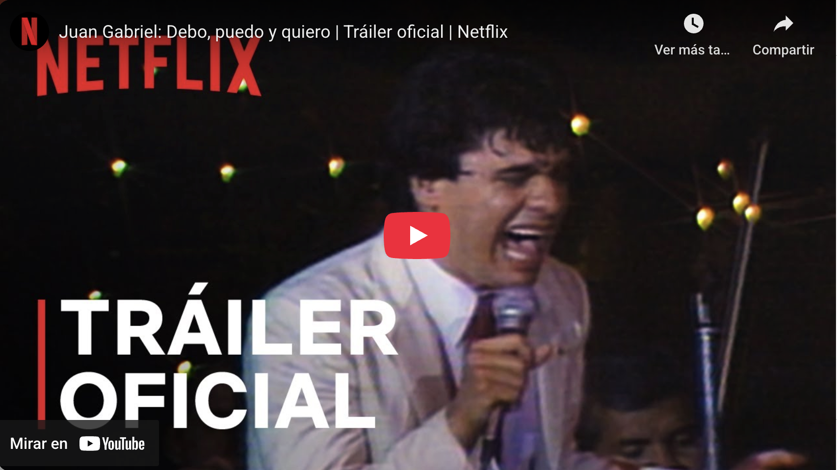 Video: Juan Gabriel: Debo, puedo y quiero | Serie documental | Tráiler ...