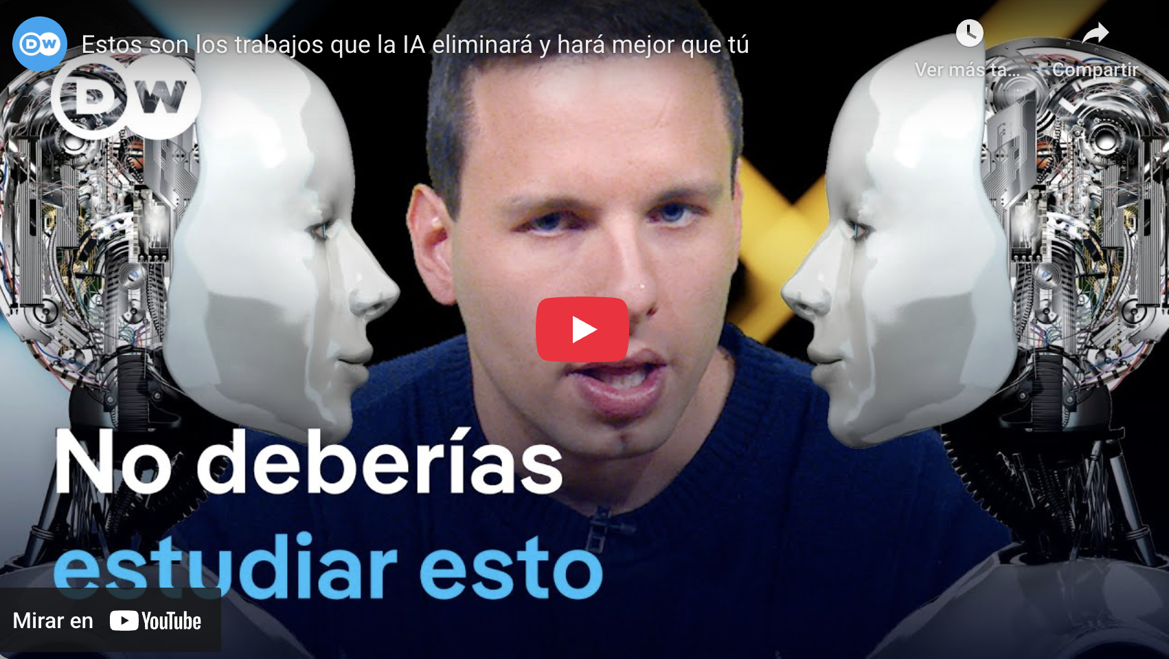 Video: Estos son los trabajos que la IA eliminará y hará mejor que tú ...